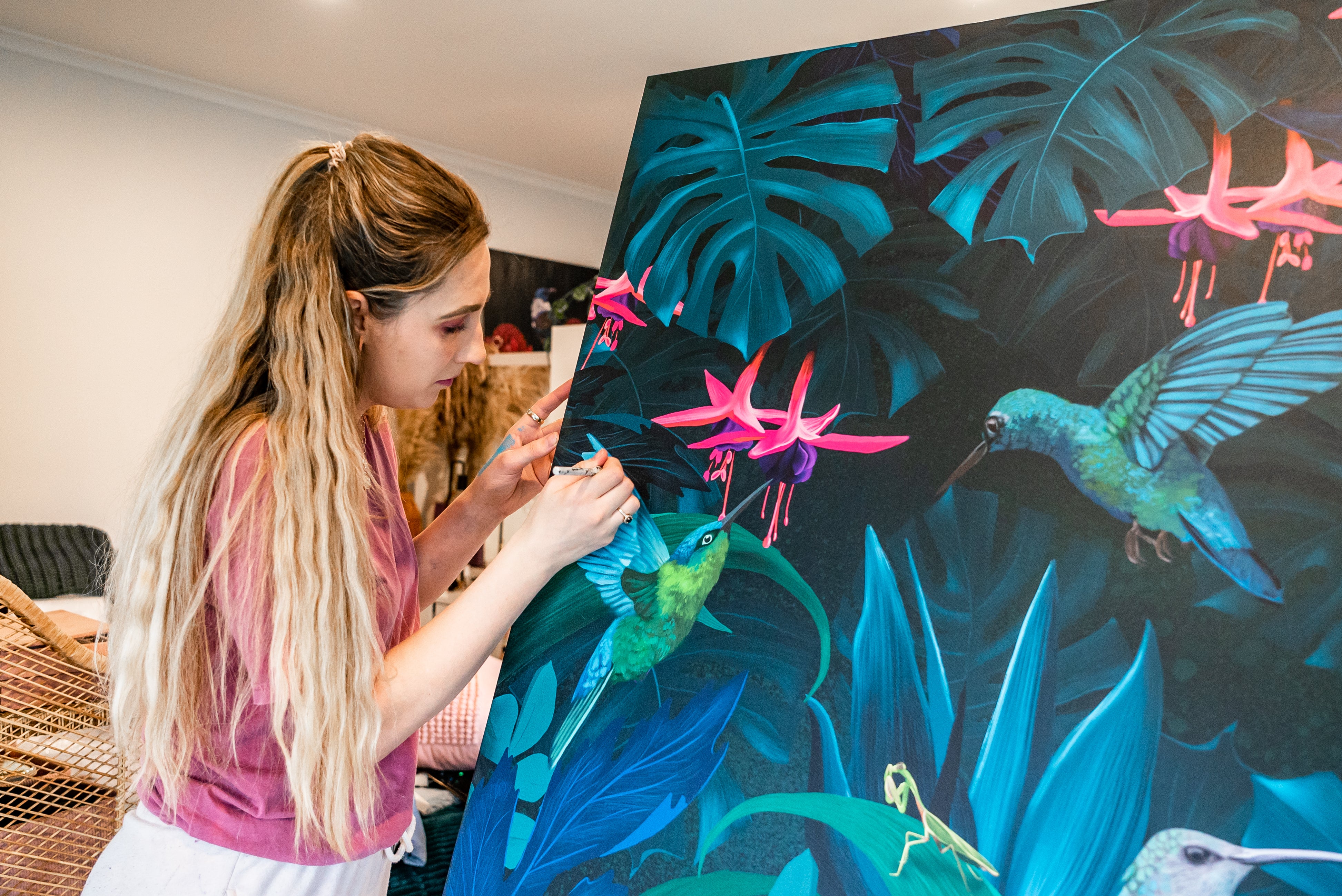 Hand-embellished Canvas Art – Alana Mays Creations
